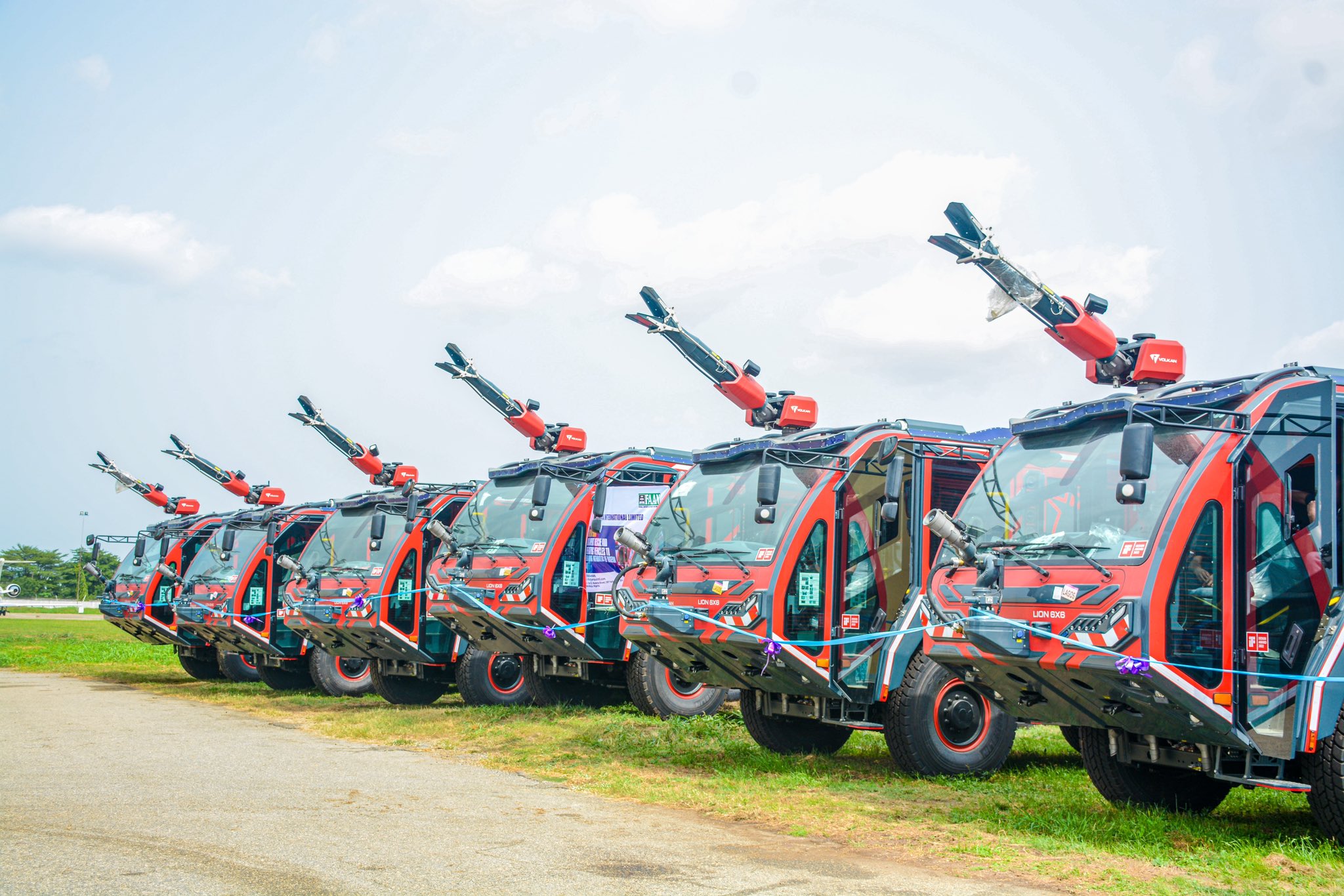 FAAN Commissions 10 New High Capacity Fire-fighting Vehicles – Aviation ...